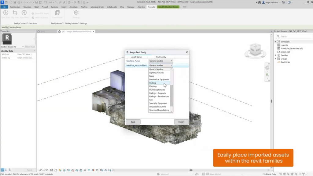 RealityConnect™ for Revit Workflow - Prevu3D